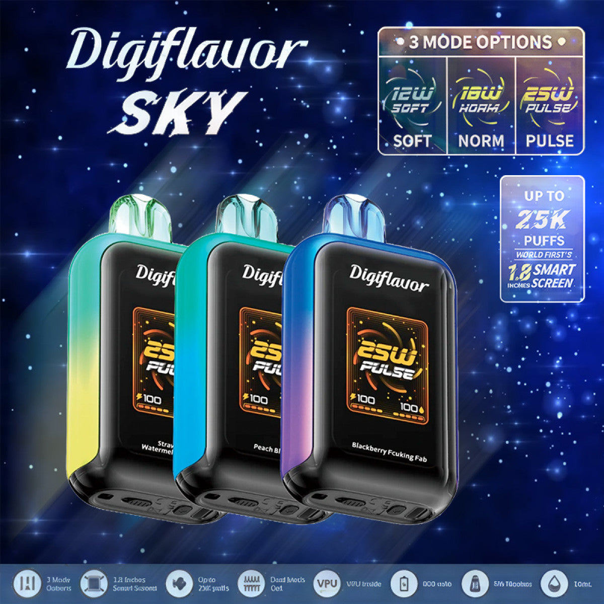 Geek Bar Digiflavor Sky 25K Disposable – Vaporcafeonline